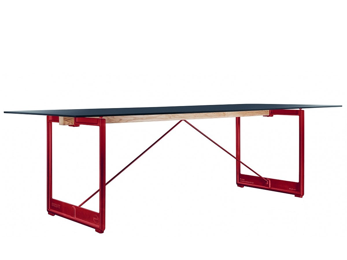 Buy the Magis Brut Dining Table with Metal Top in Length: 205cm at nest.co.uk