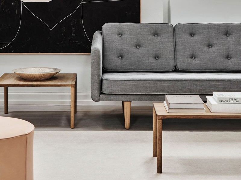 Buy the Fredericia Piloti Side Table - Rectangular at nest.co.uk