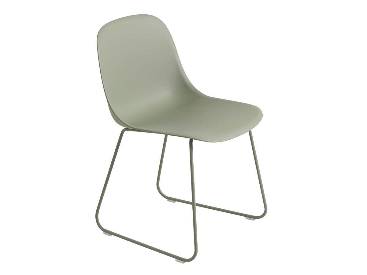 Buy the Muuto Fiber Side Chair - Sled Base - Recycled Plastic at nest.co.uk