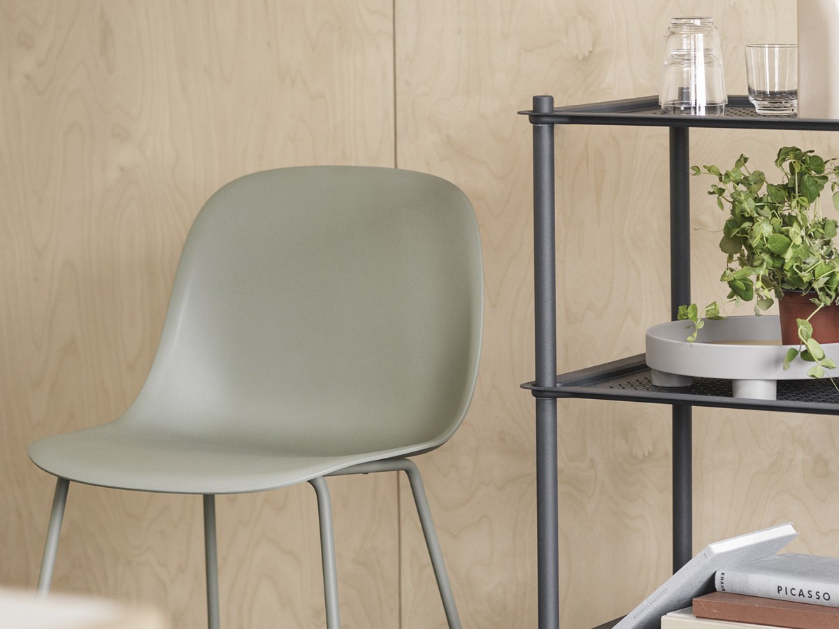 Buy the Muuto Fiber Side Chair - Sled Base - Recycled Plastic at nest.co.uk