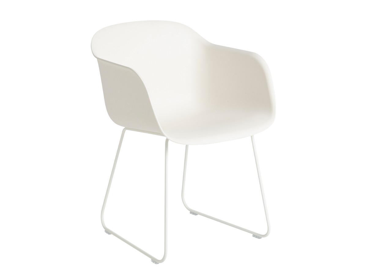 Buy the Muuto Fiber Armchair - Sled Base - Recycled Plastic at nest.co.uk