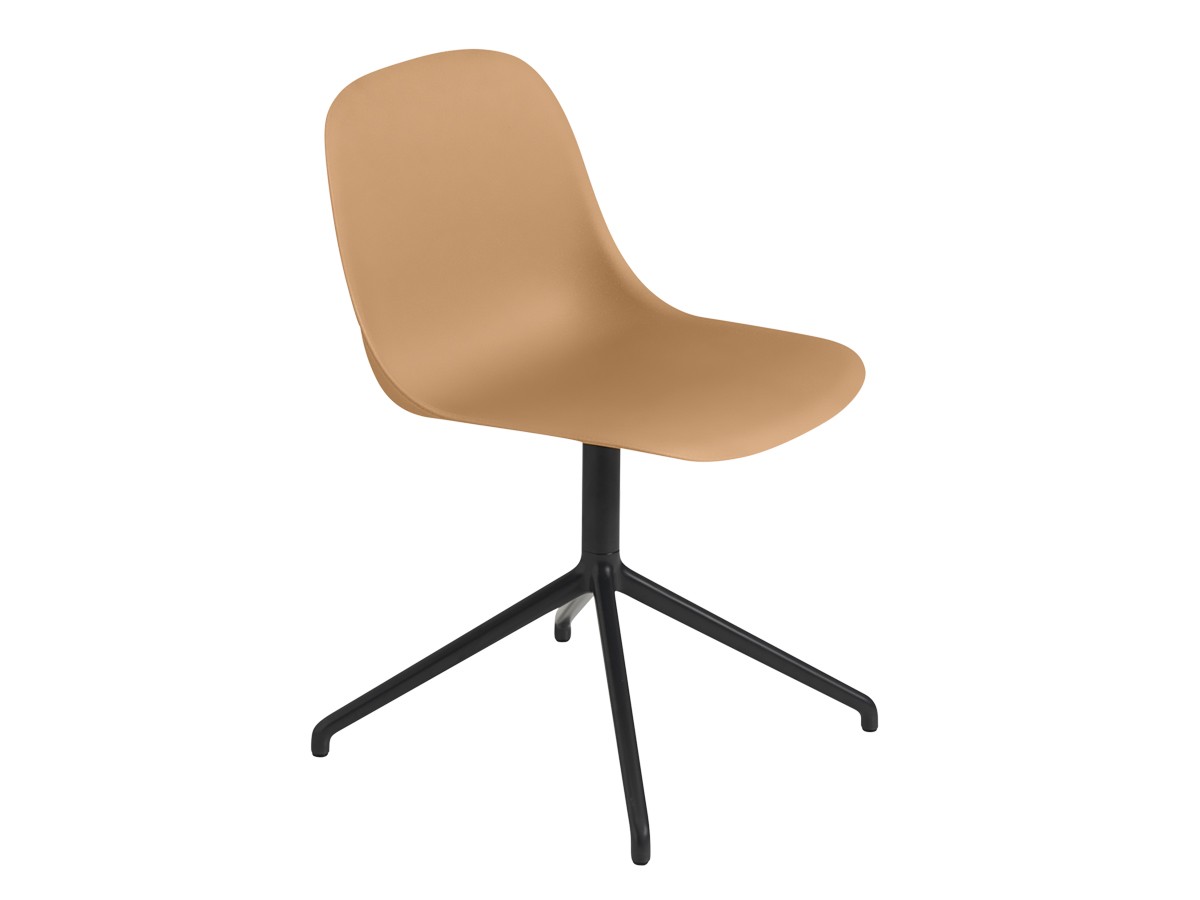 Buy the Muuto Fiber Side Chair - Swivel Base - Recycled Plastic at nest ...