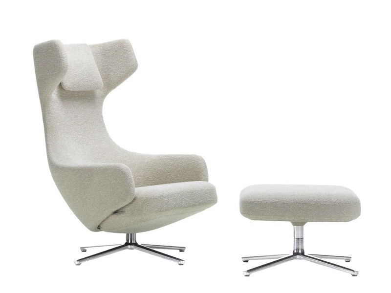 Buy the Vitra Grand Repos Lounge Chair and Ottoman at nest.co.uk