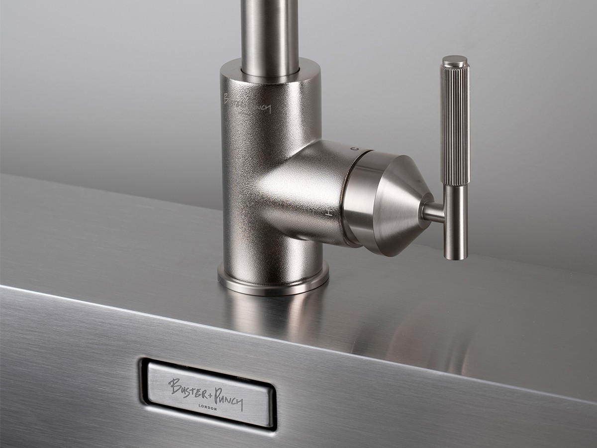 Buy the Buster + Punch Linear Kitchen Mixer Tap - Pull Out Spray at ...