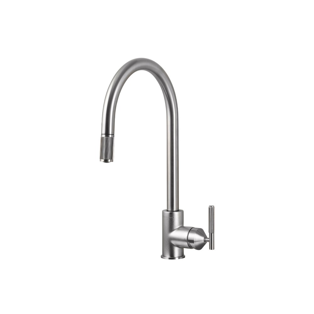 Buy the Buster + Punch Linear Kitchen Mixer Tap - Pull Out Spray at ...
