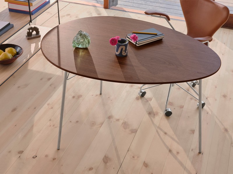 Buy the Fritz Hansen Egg Dining Table at nest.co.uk