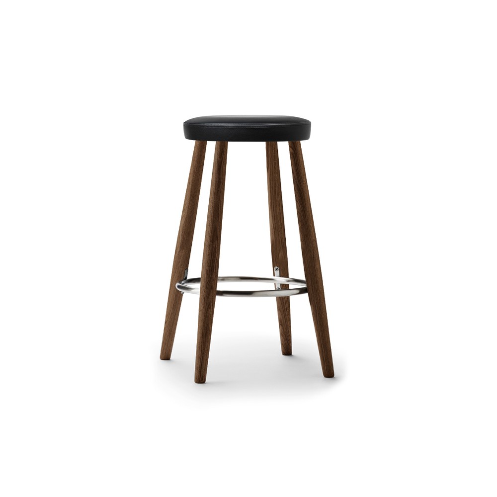 Buy the Carl Hansen & Son CH58 Counter Stool - Leather at nest.co.uk