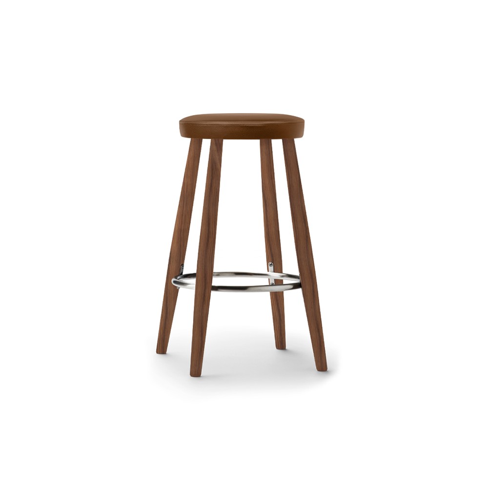 Buy the Carl Hansen & Son CH58 Counter Stool - Leather at nest.co.uk