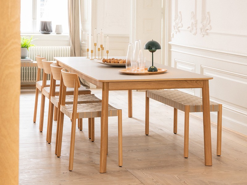 Buy the &Tradition HW2 Patch Extendable Dining Table at nest.co.uk