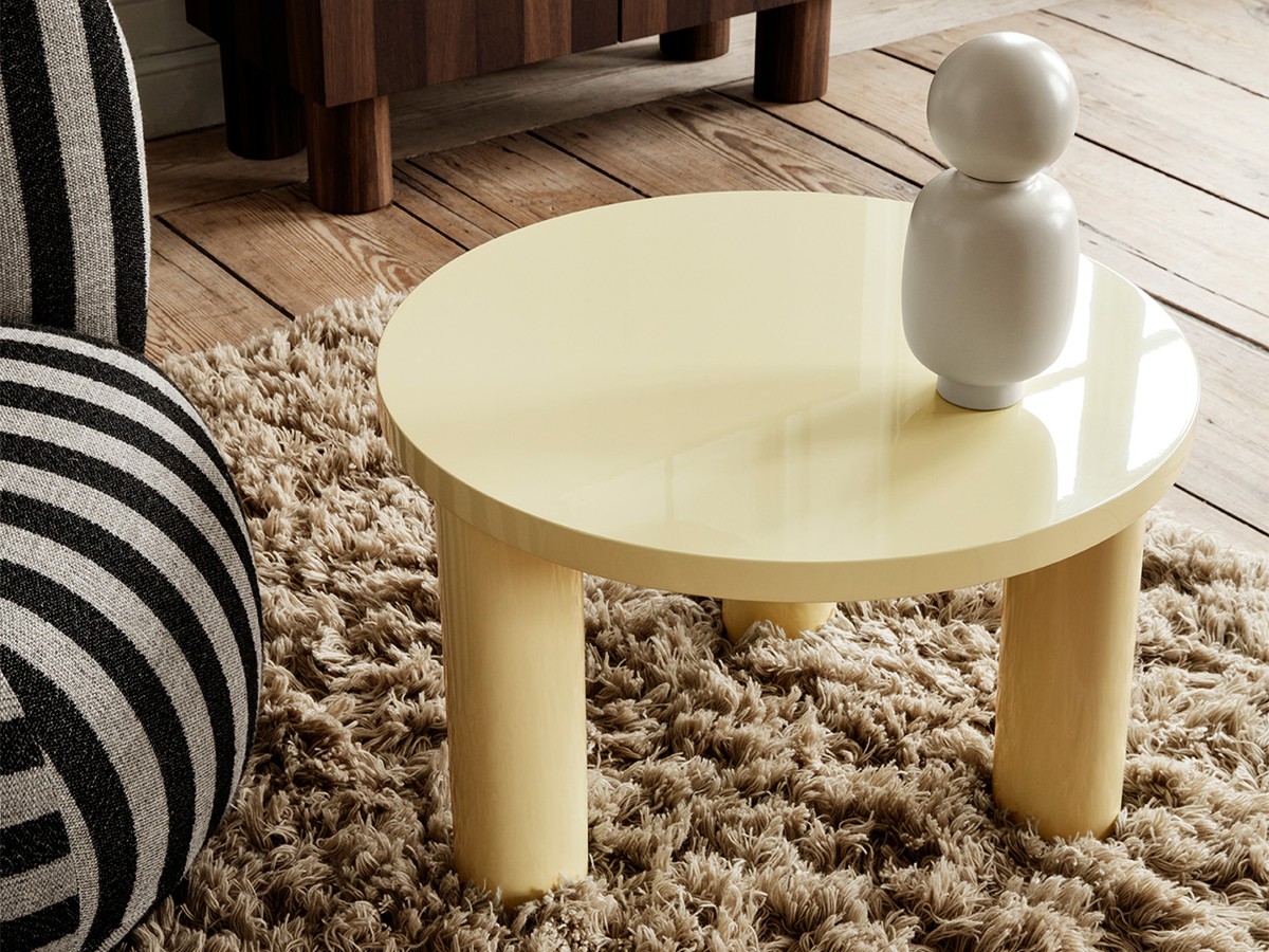 Buy the Ferm Living Post Coffee Table - High Gloss at nest.co.uk