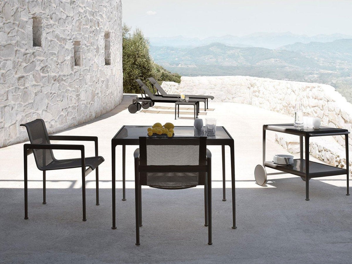 Buy the Knoll Studio 1966 Outdoor Dining Table - Square at nest.co.uk