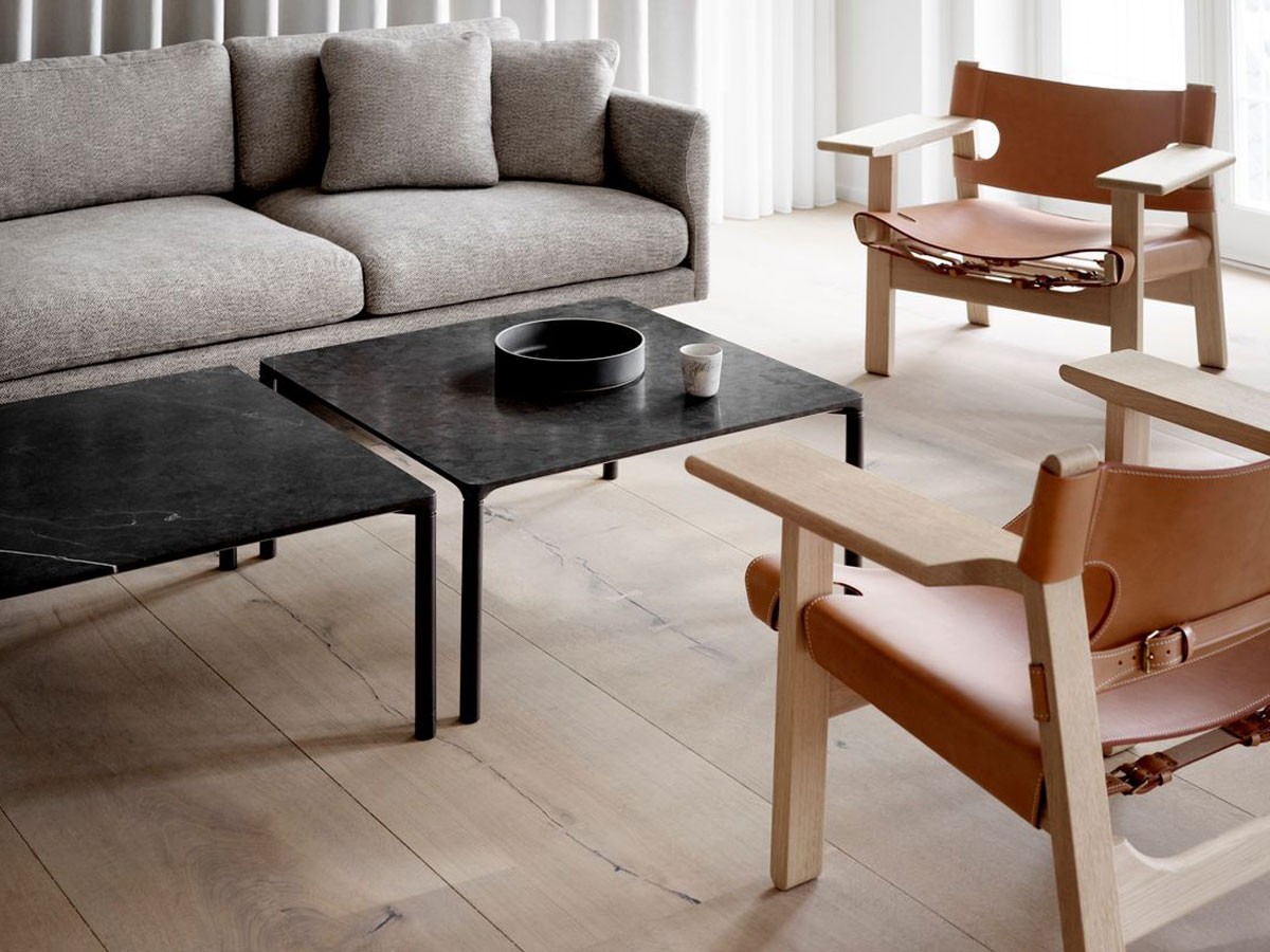 Buy the Fredericia Piloti Stone Coffee Table - Square at nest.co.uk