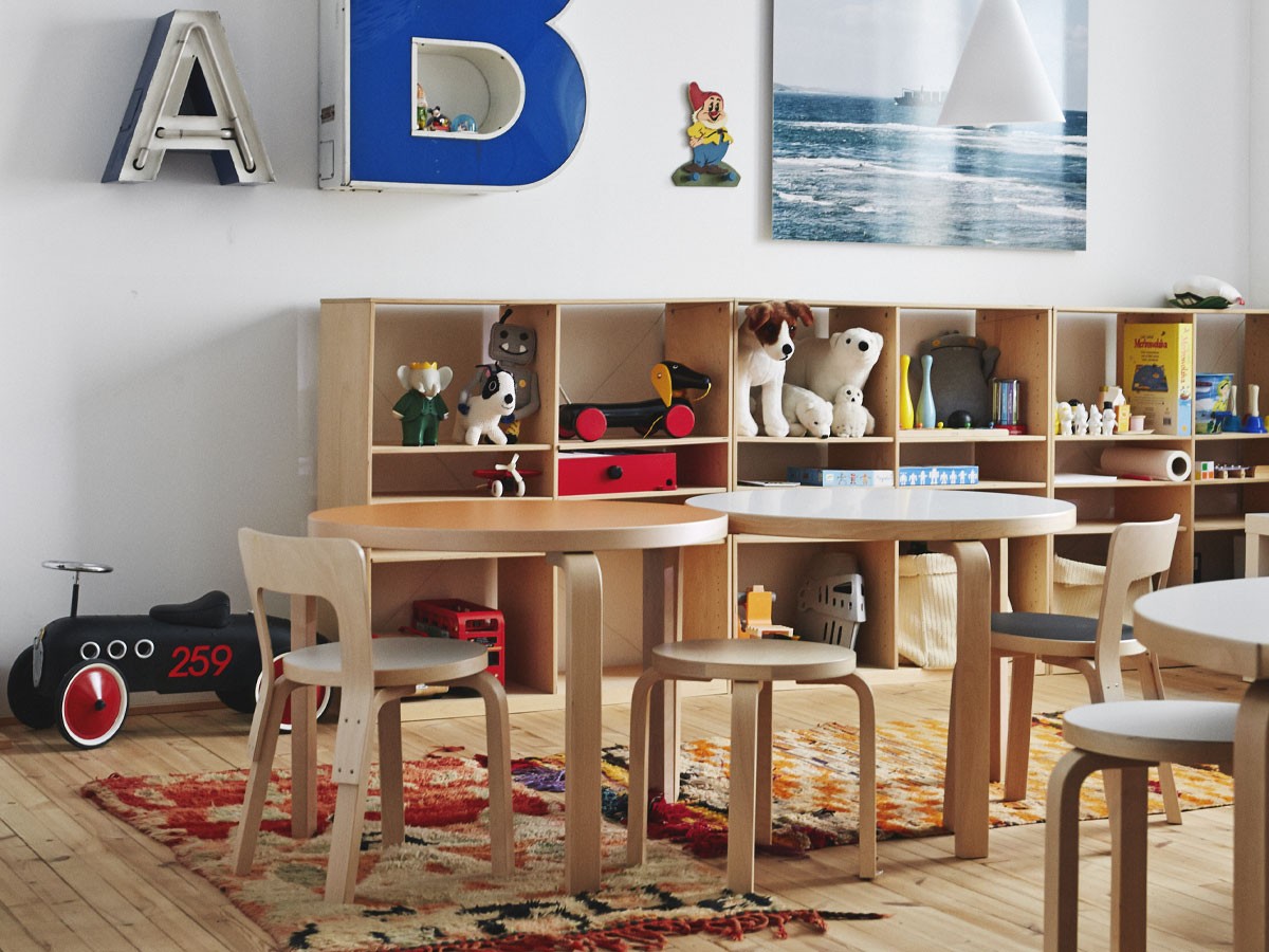 Buy the Artek 90A Aalto Round Children's Table at nest.co.uk