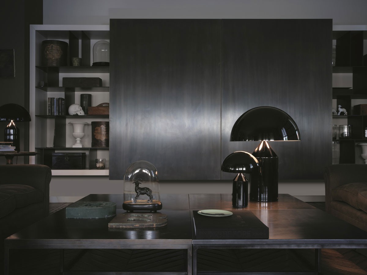 Buy the Oluce Atollo Table Lamp - Metal at nest.co.uk