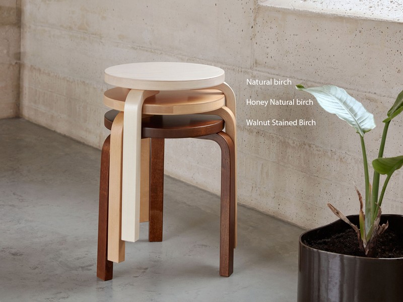 Buy the Artek 60 Stool - Hella Jongerius Edition at nest.co.uk
