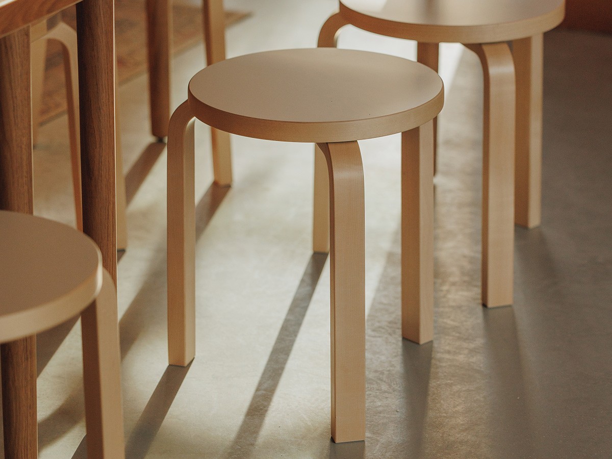 Buy the Artek 60 Stool at nest.co.uk