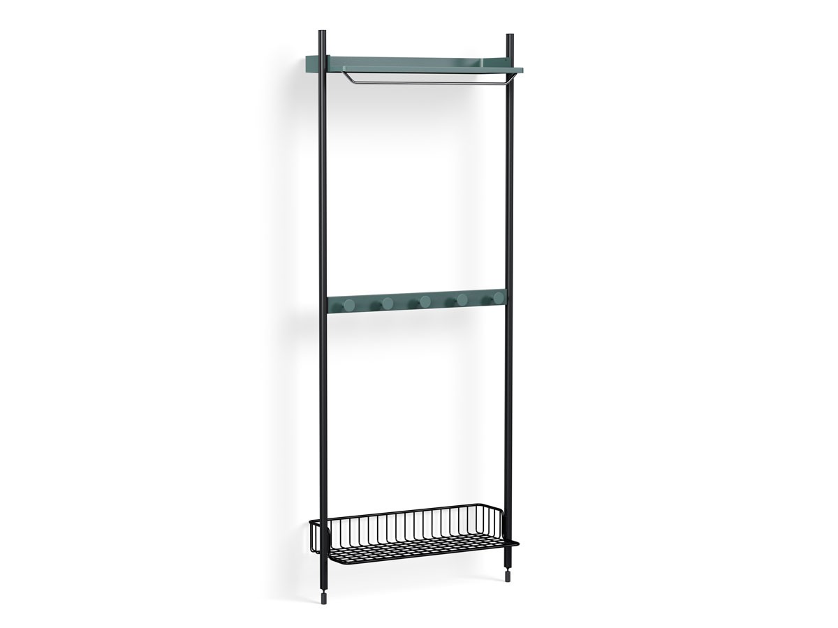 Buy the HAY Pier System Combination 1041 - 1 Column in Black Anodised ...