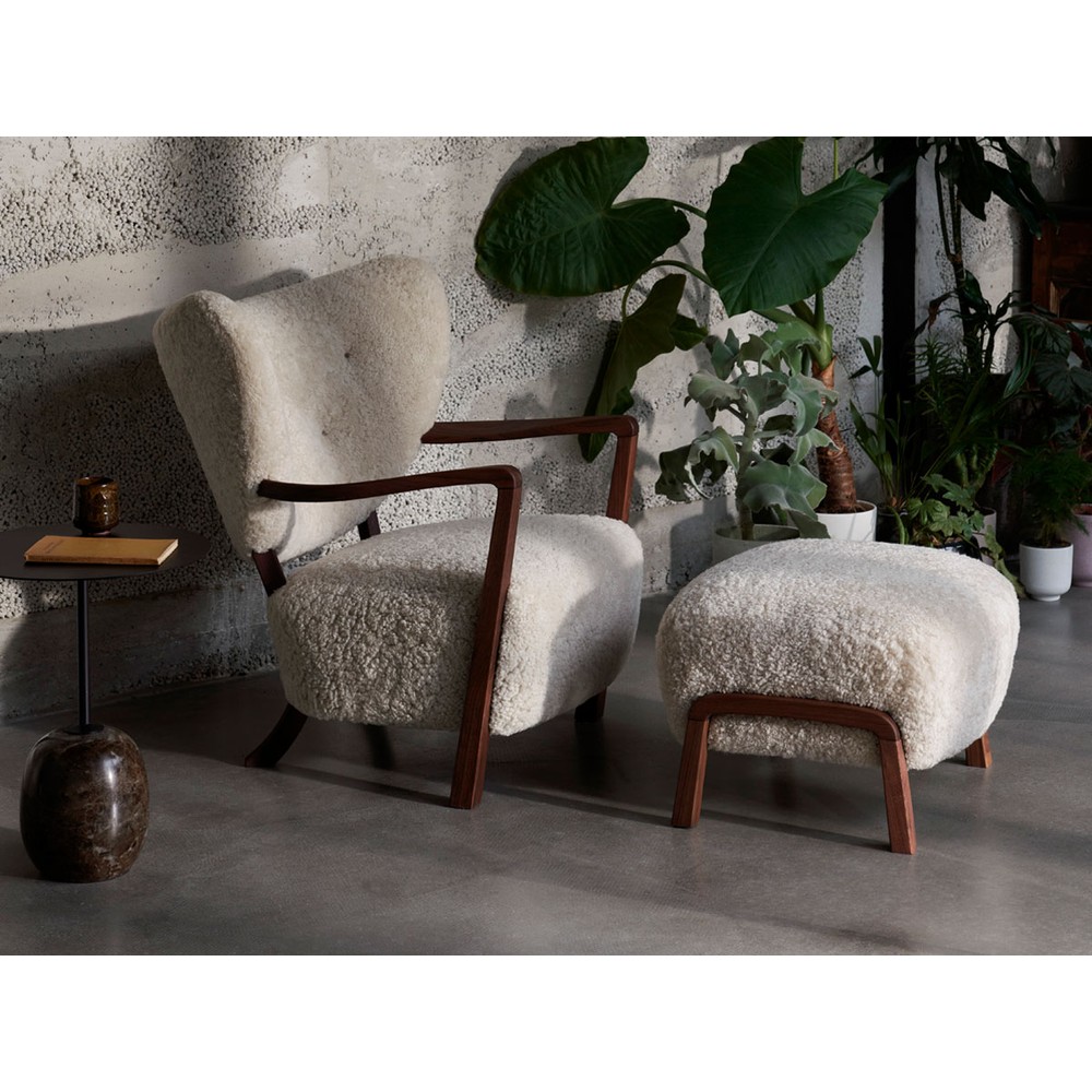 Buy the &Tradition ATD2 Wulff Lounge Chair & ATD3 Pouf at nest.co.uk