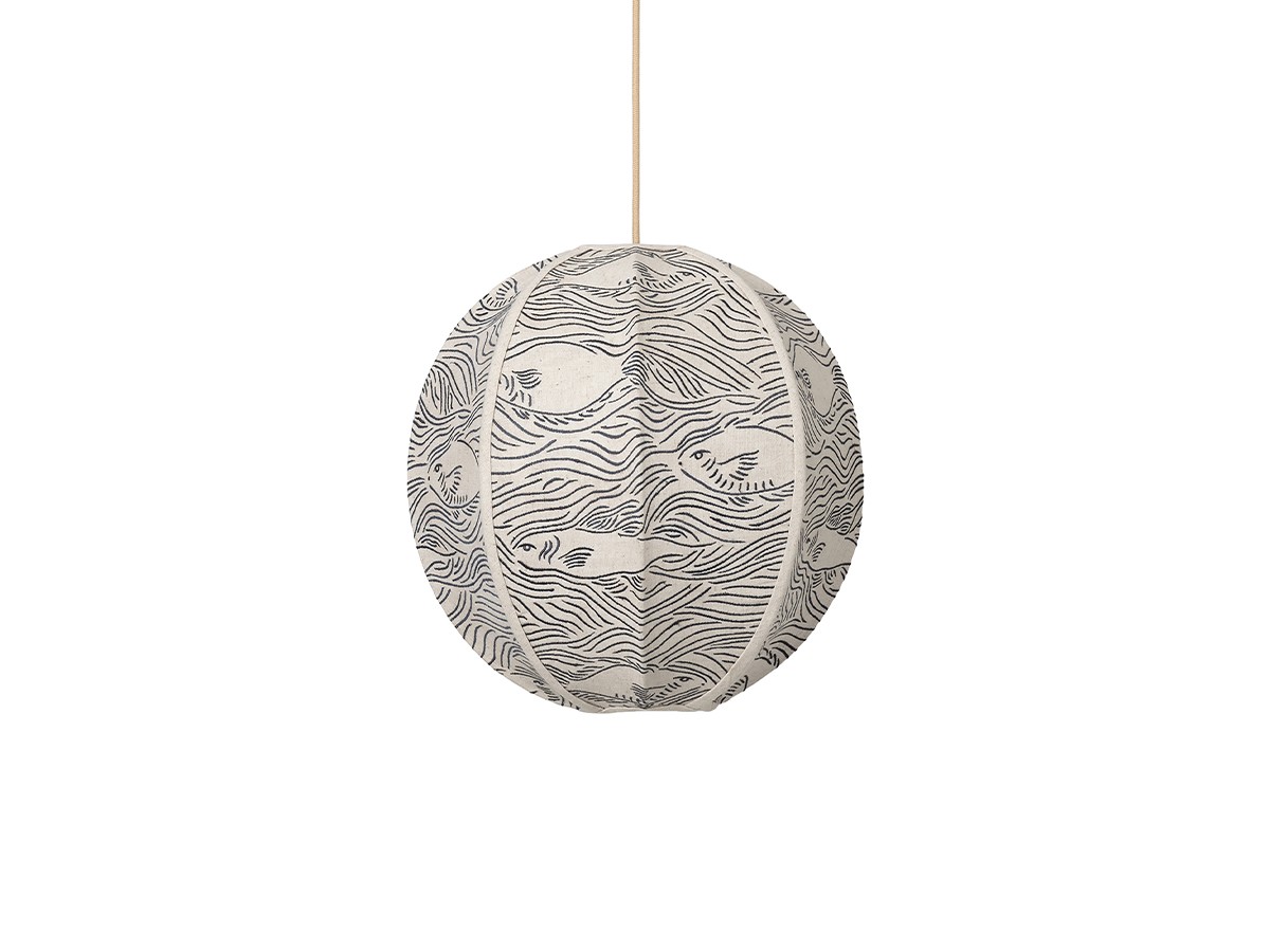 Buy the Ferm Living Stream Textile Pendant Light at nest.co.uk