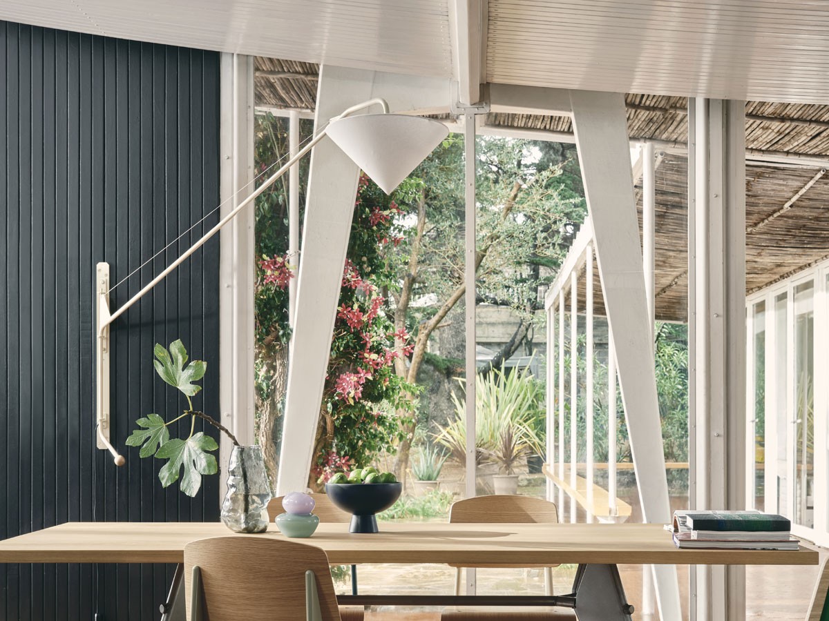 Buy the Vitra Potence Wall Light with Abat-Jour Conique Shade at nest.co.uk