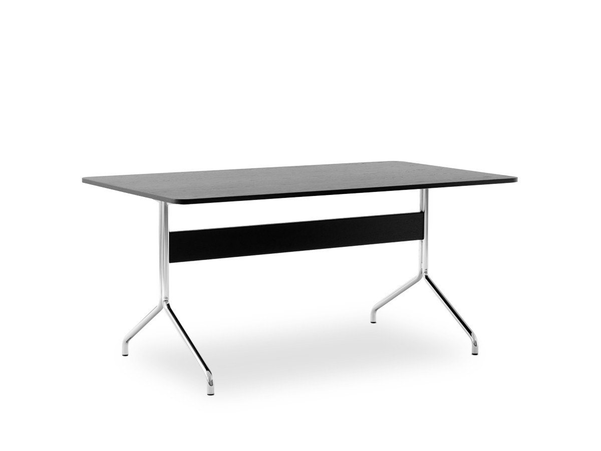 Buy the &Tradition Pavilion Dining Table - Chrome Base at nest.co.uk