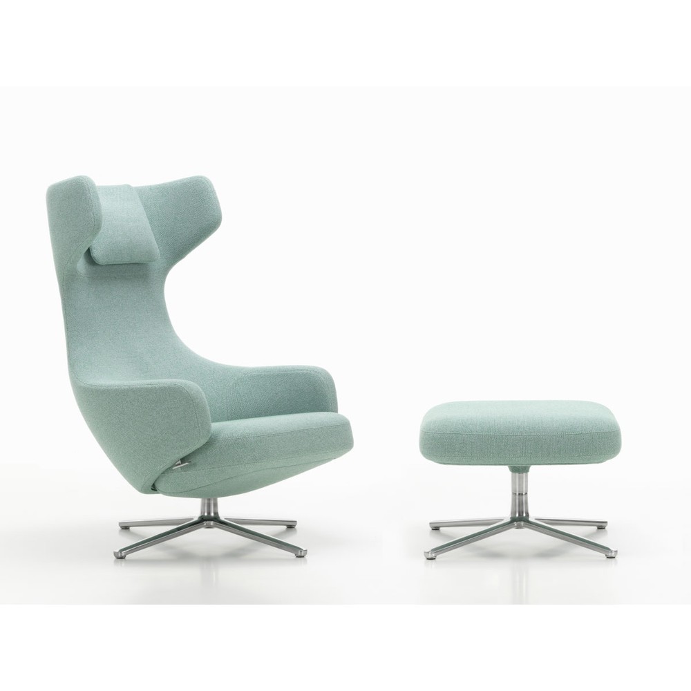 Buy the Vitra Grand Repos Lounge Chair and Ottoman at nest.co.uk