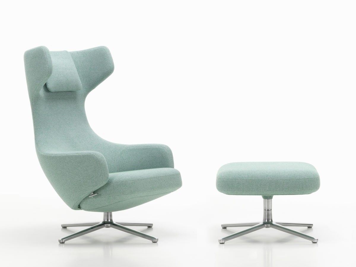 Buy the Vitra Grand Repos Lounge Chair & Ottoman at nest.co.uk