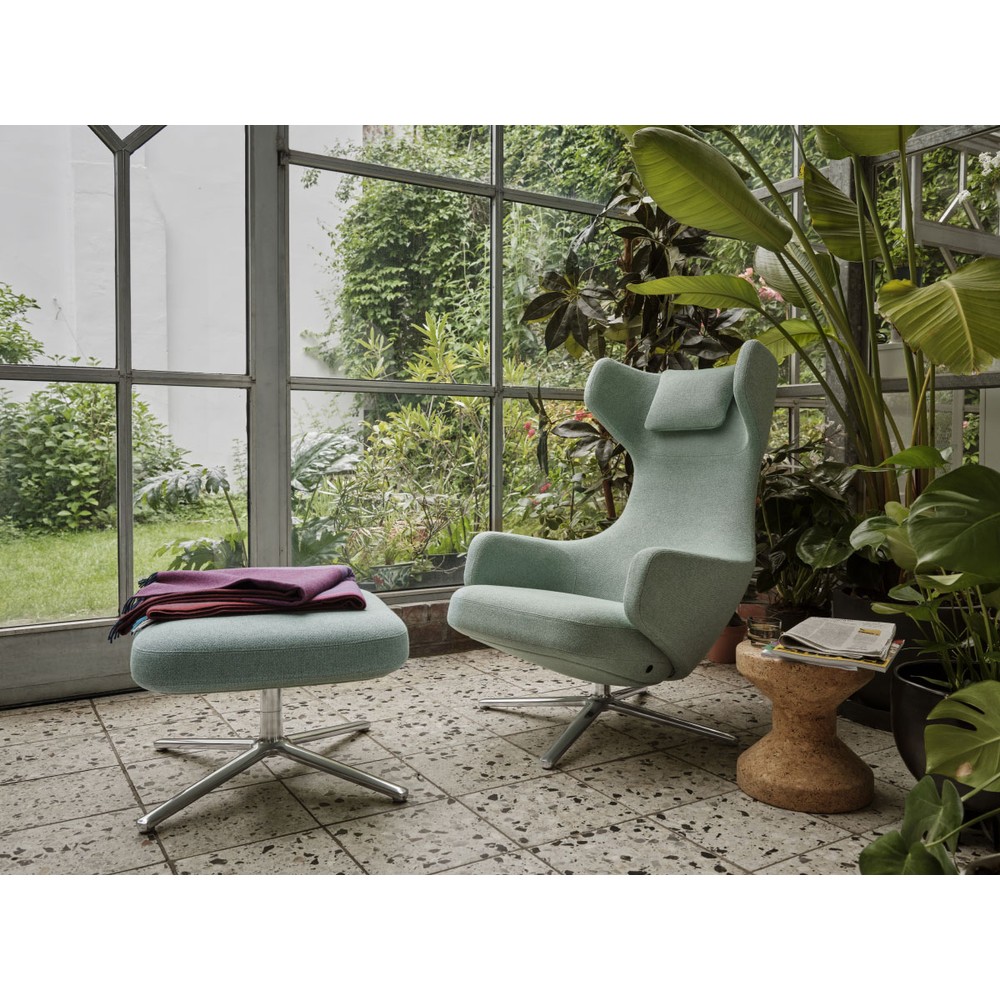 Buy the Vitra Grand Repos Lounge Chair and Ottoman at nest.co.uk