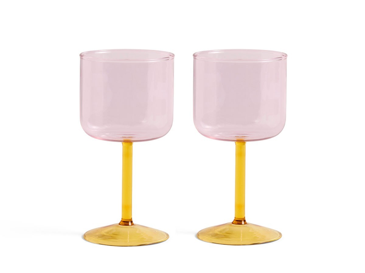 Buy the Ex-Display Hay Tint Wine Glass - Set of 2 at nest.co.uk