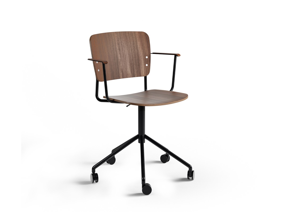 Buy the Fogia Mono Office Chair with Swivel Base and Armrests at nest.co.uk
