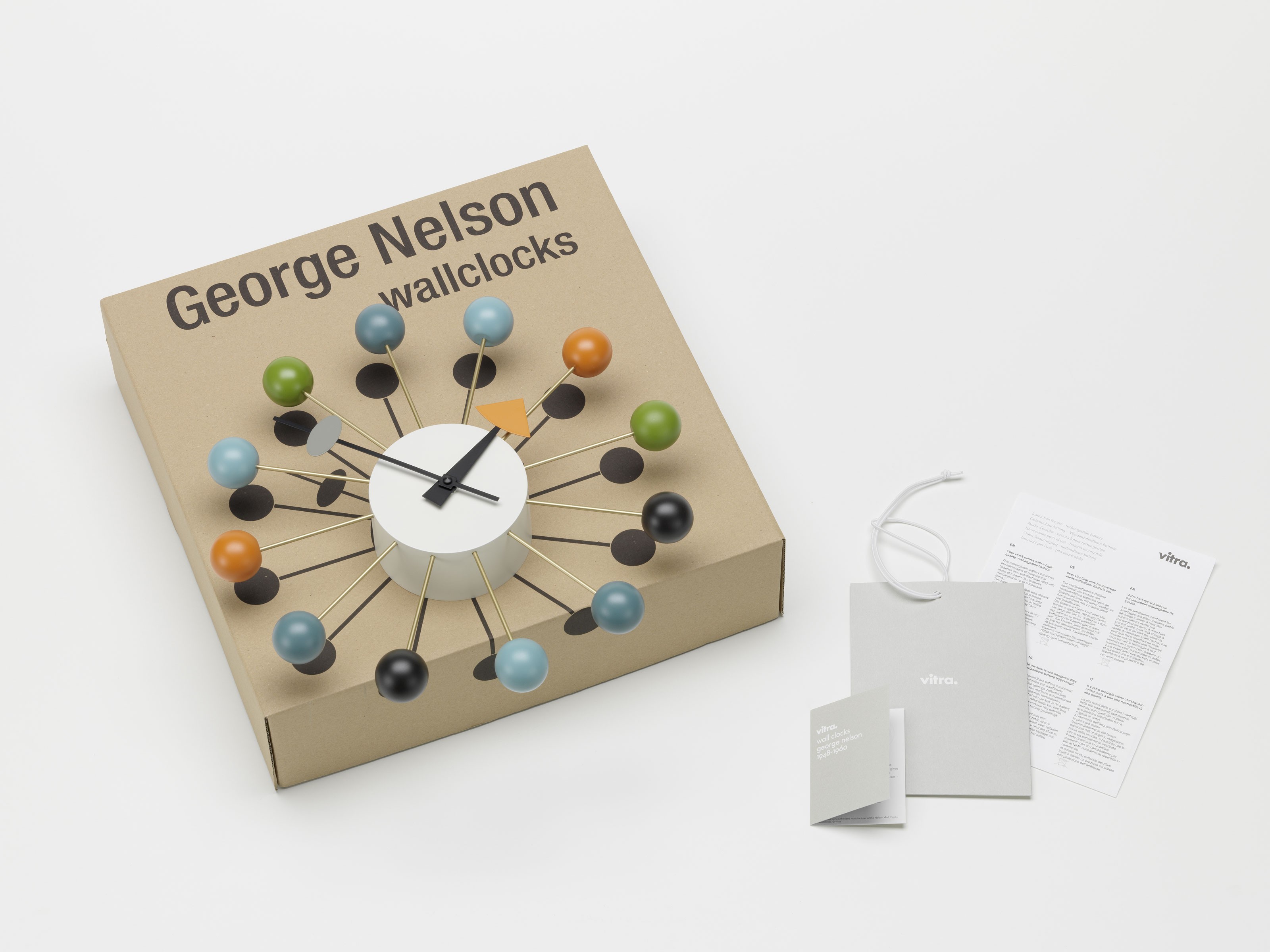 Buy the Vitra Ball Wall Clock at nest.co.uk
