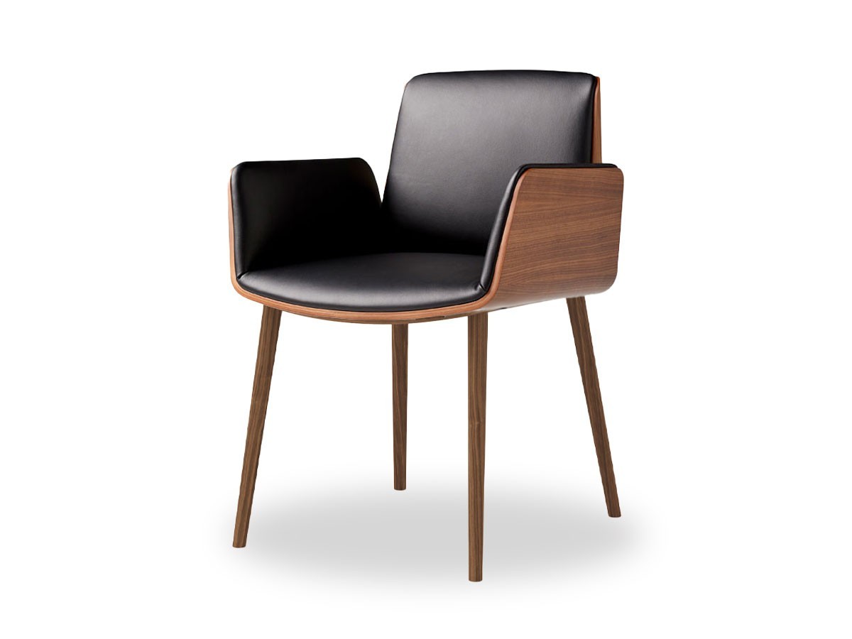 Buy the Punt Hug Dining Chair - Leather in Babel Leather at nest.co.uk