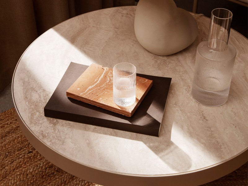 Buy the Ferm Living Travertine Coffee Table at nest.co.uk