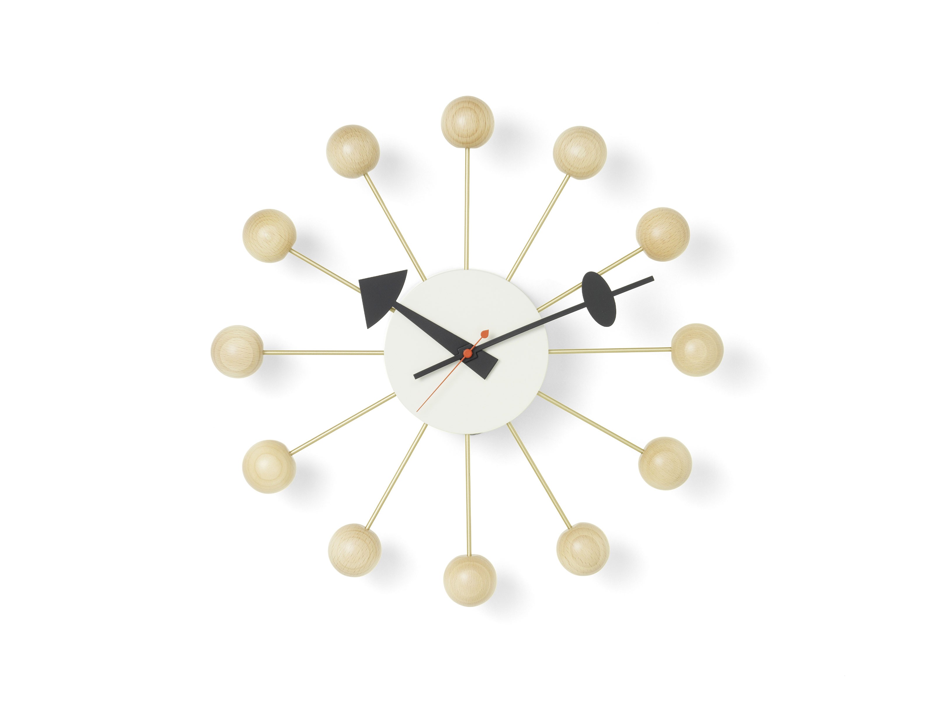 Buy the Vitra Ball Wall Clock at nest.co.uk