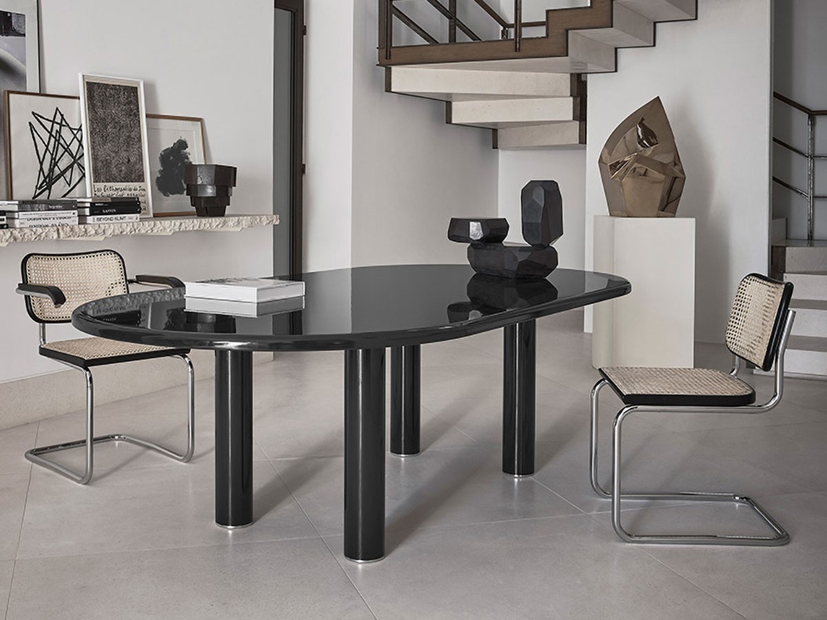 Buy the Knoll Studio Smalto Dining Table - Oval at nest.co.uk