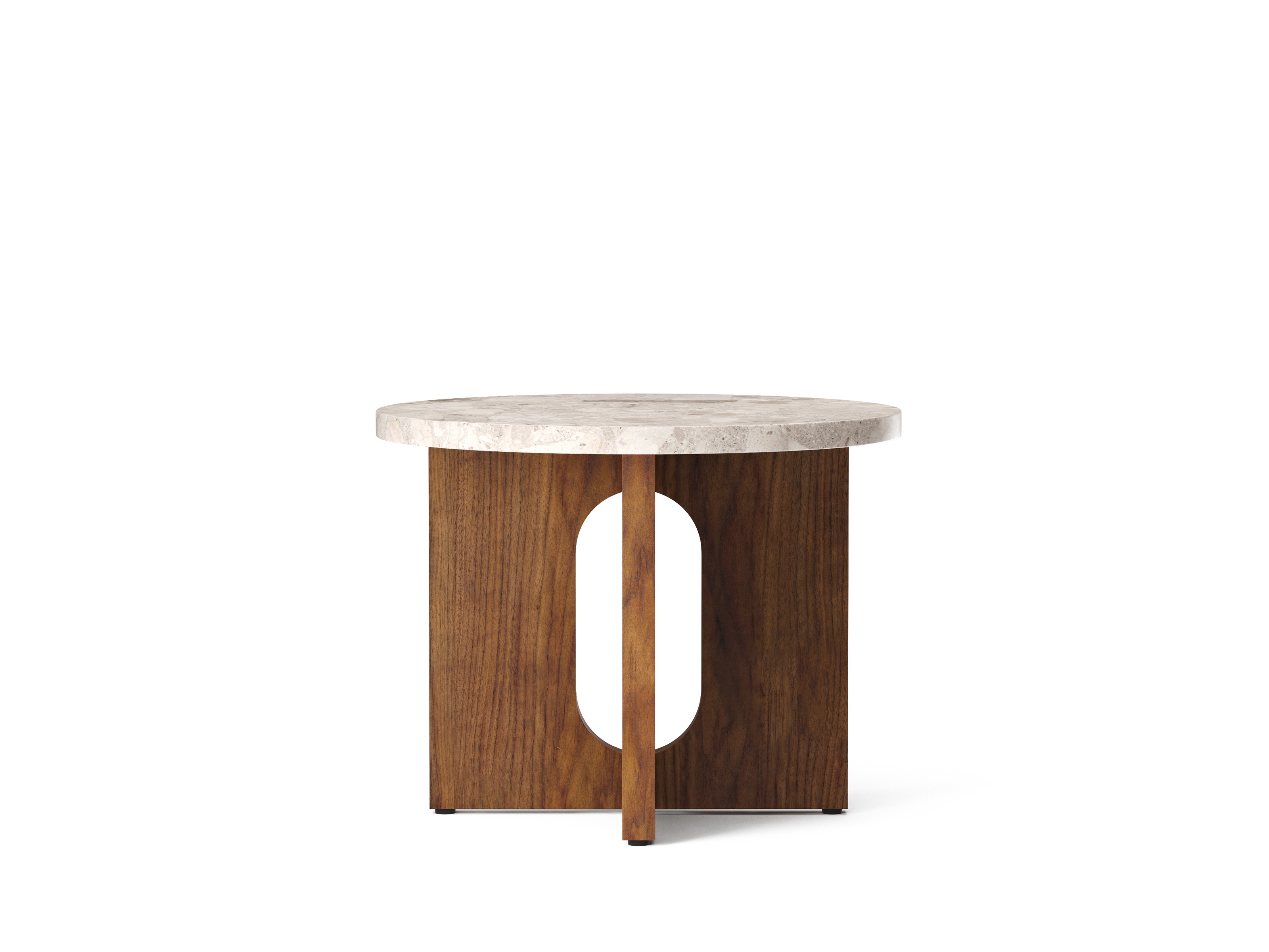 Buy the Audo Copenhagen Androgyne Side Table - Wood with Stone Top at ...