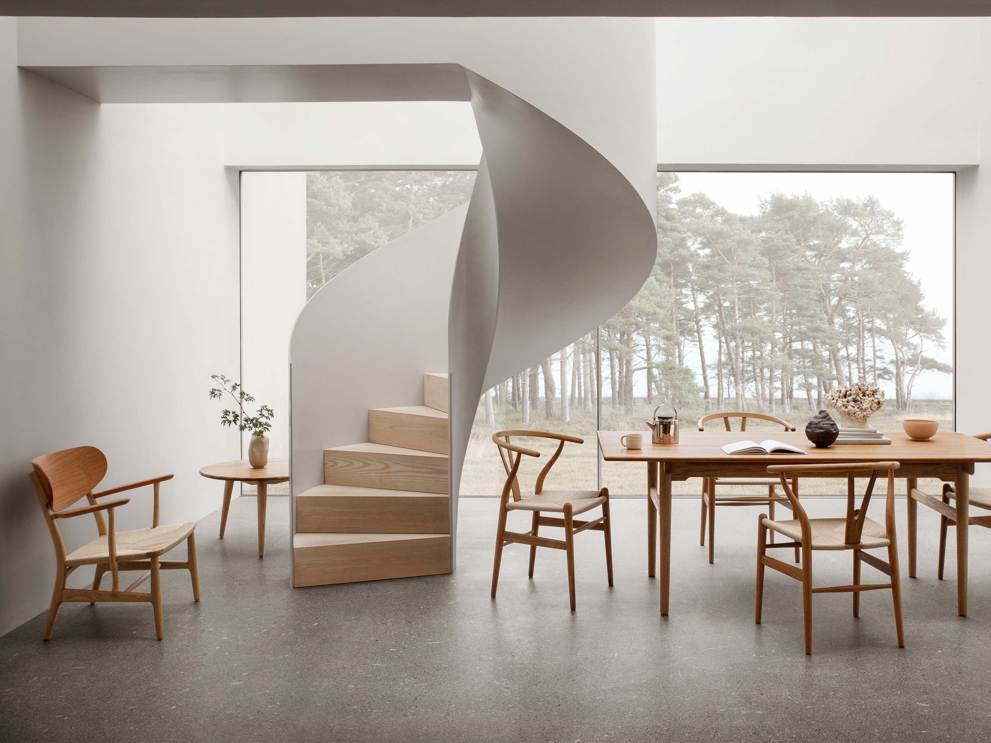 Buy the Carl Hansen & Son CH22 Lounge Chair at nest.co.uk