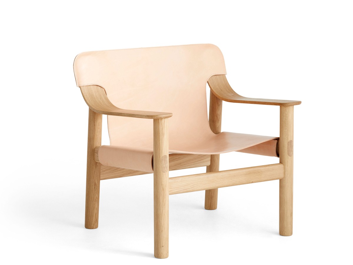 Buy the HAY Bernard Lounge Chair - Leather at nest.co.uk
