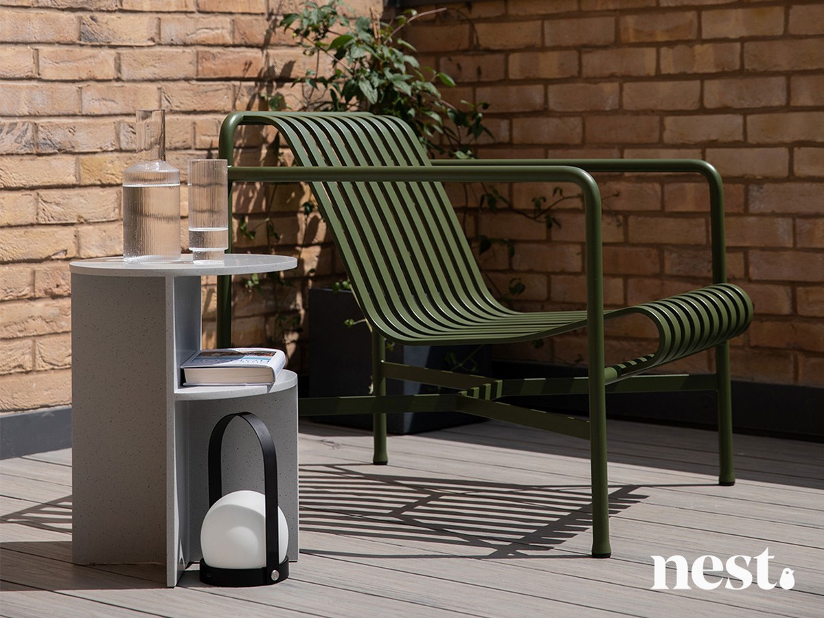 Buy the HAY Palissade Outdoor Lounge Chair - Low at nest.co.uk