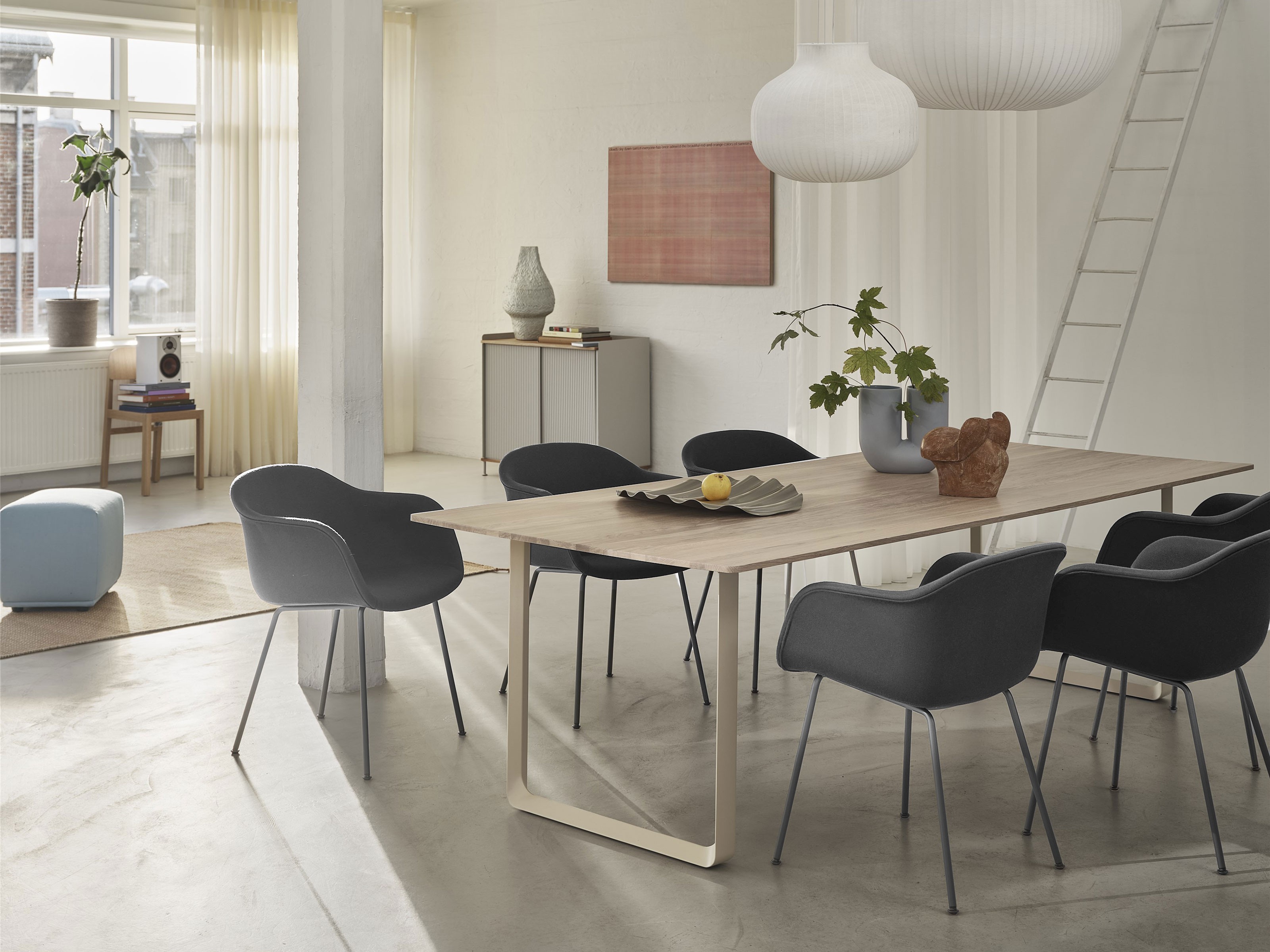 Buy the Muuto Fiber Conference Armchair - Tube Base at nest.co.uk