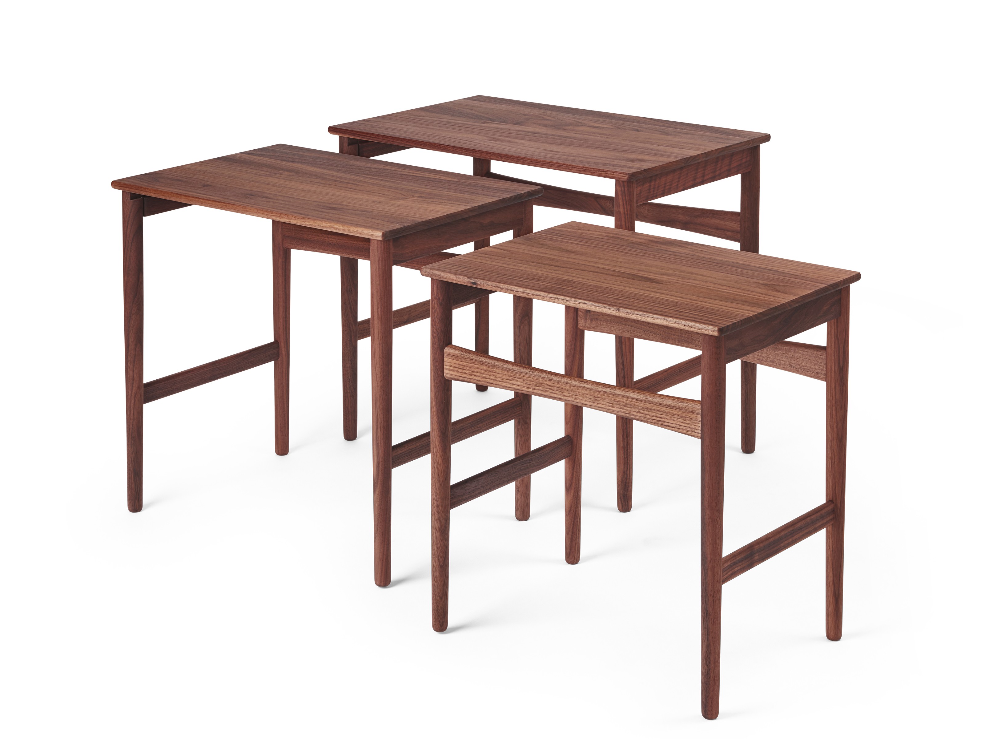 Buy the Carl Hansen & Son CH004 Nesting Tables - Set of 3 at nest.co.uk