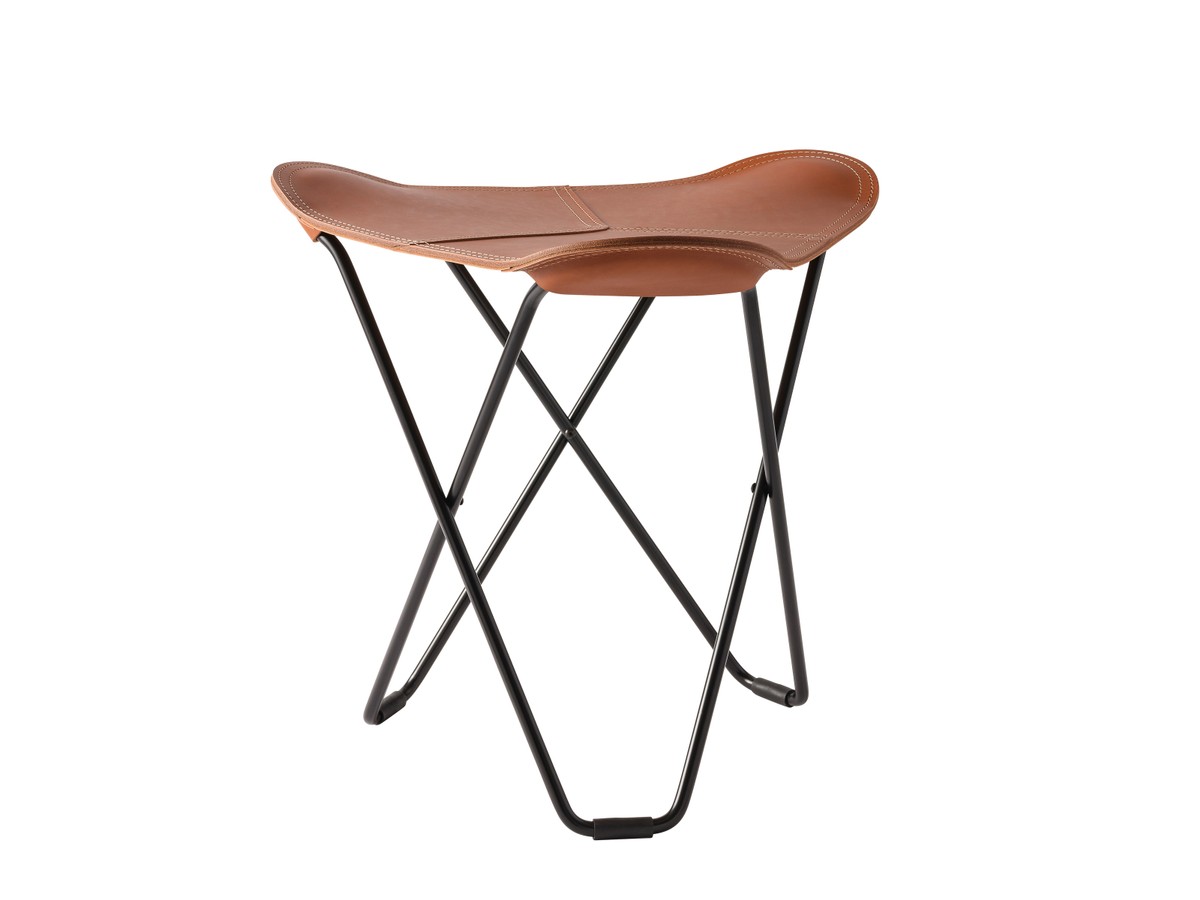 Buy the Cuero Design Leather Butterfly Chair Lounge Set at nest.co.uk