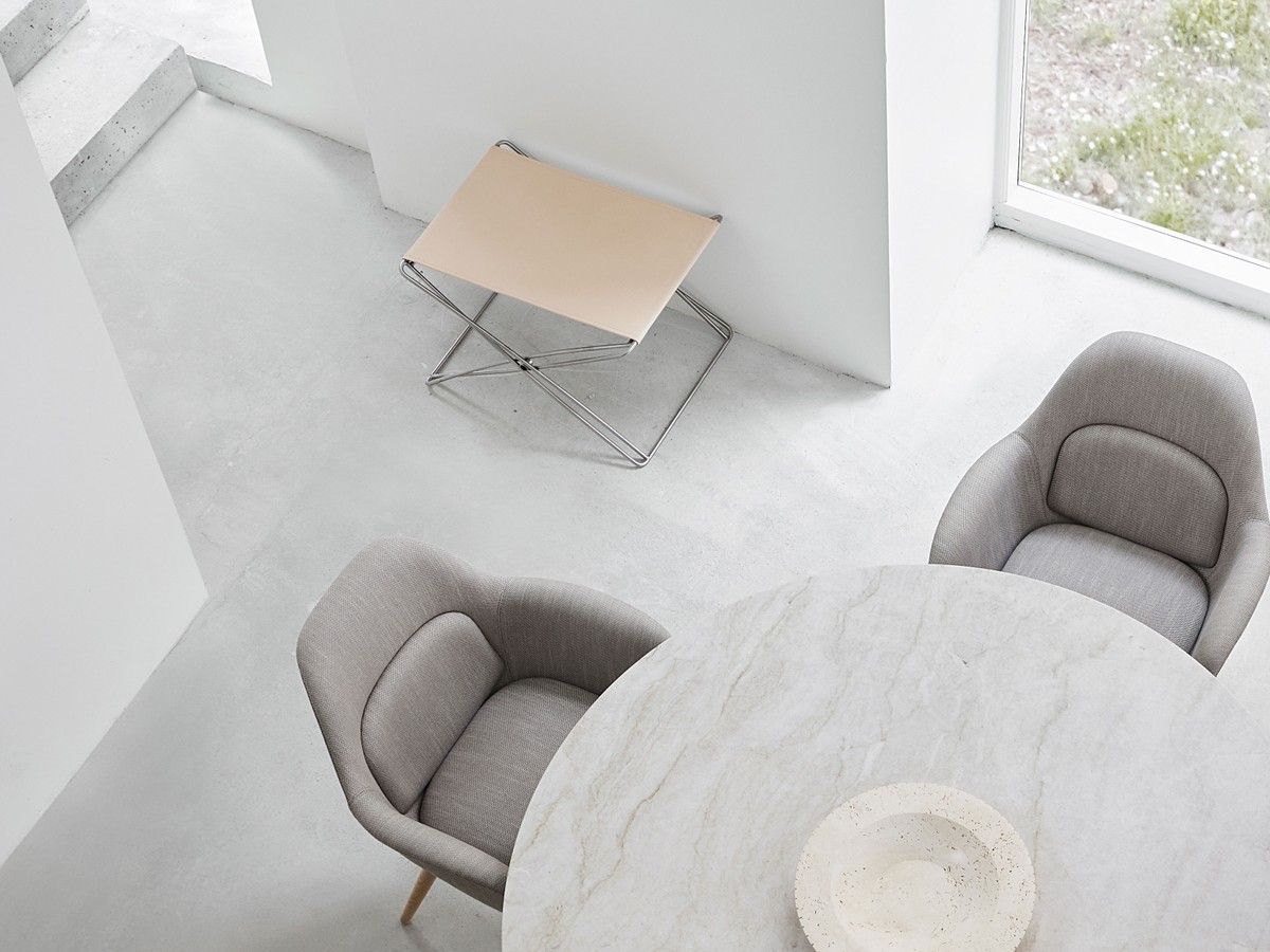 Buy the Fredericia JG Folding Stool - Leather at nest.co.uk