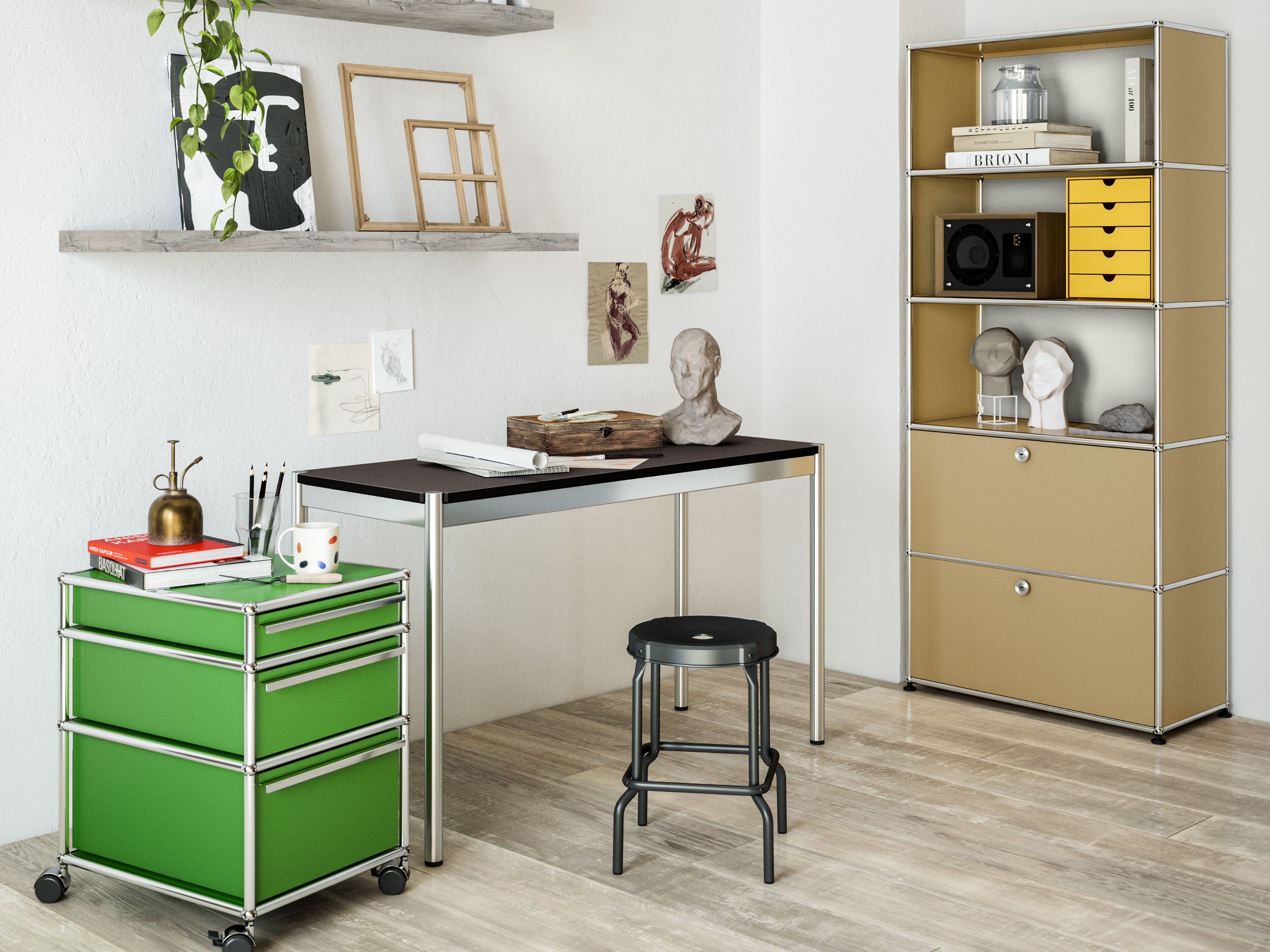 Buy the USM Haller Narrow Table T8 at nest.co.uk