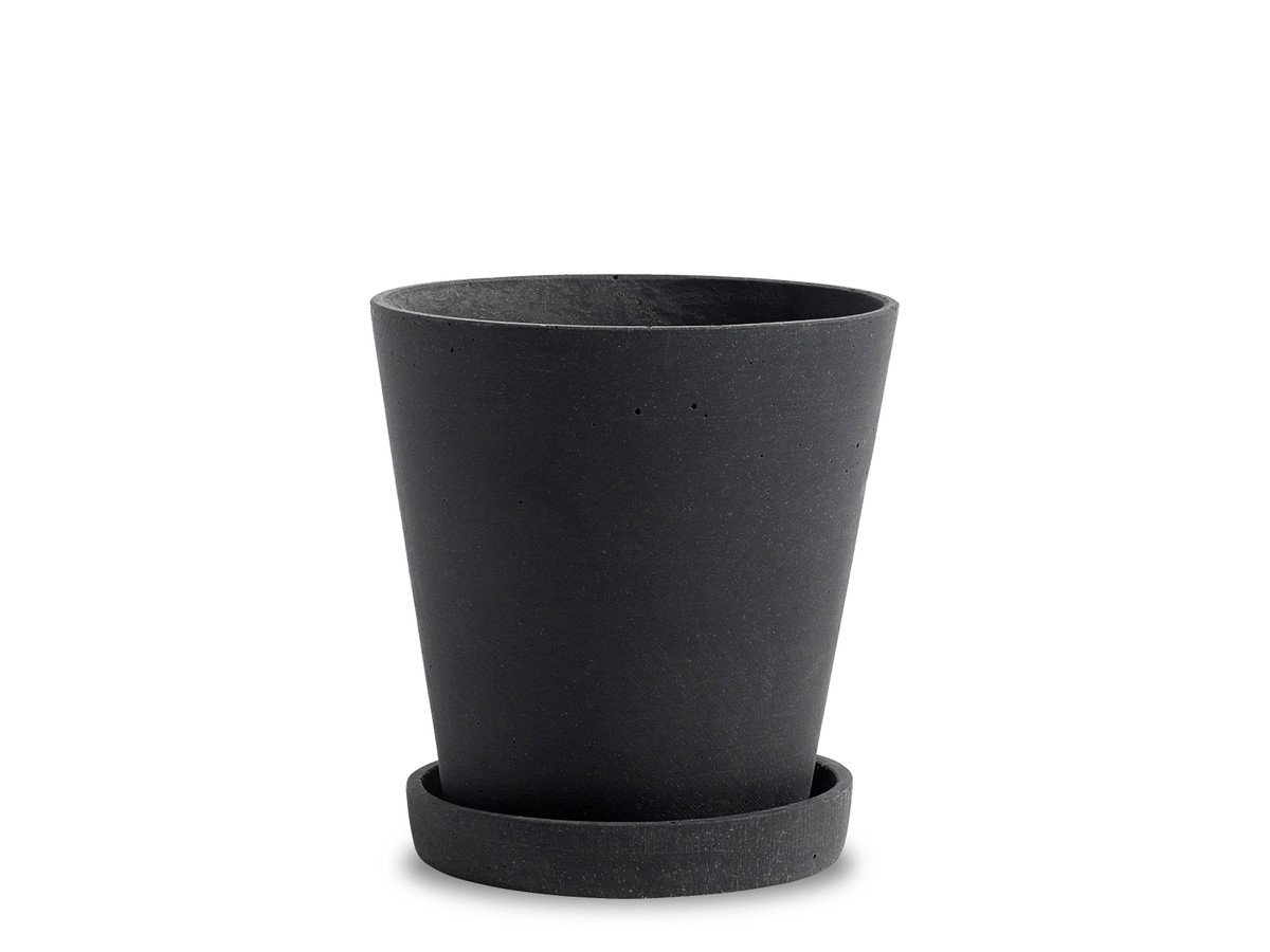 Buy the HAY Flowerpot with Saucer in Small (Height: 10.5cm) at nest.co.uk