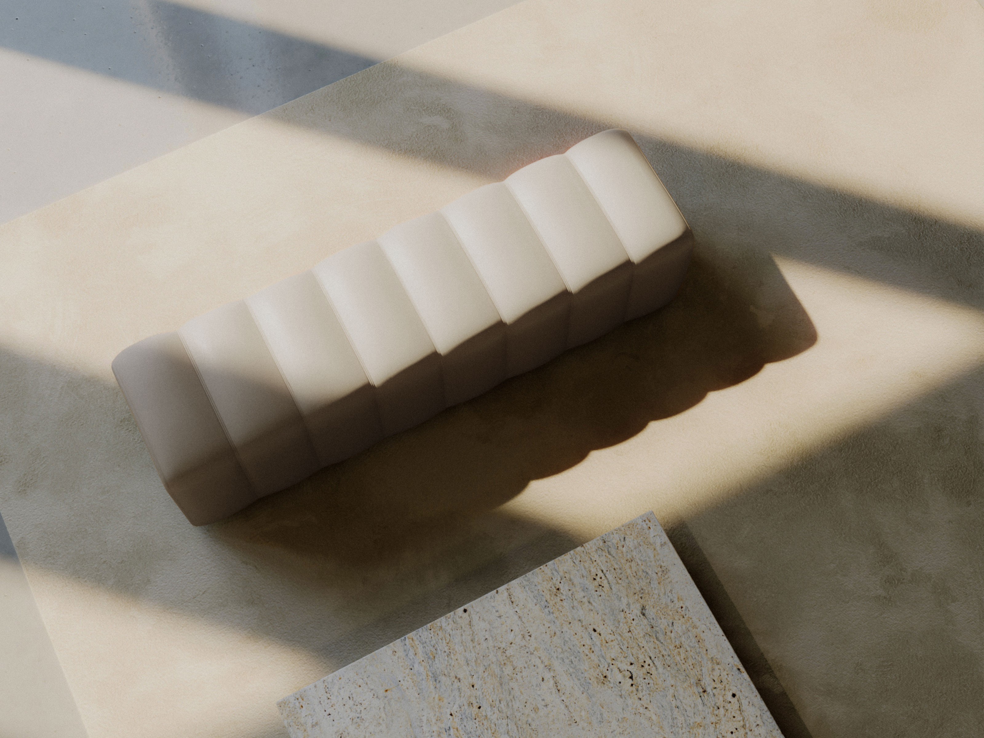 Buy the NORR11 Studio Bench - Leather at nest.co.uk