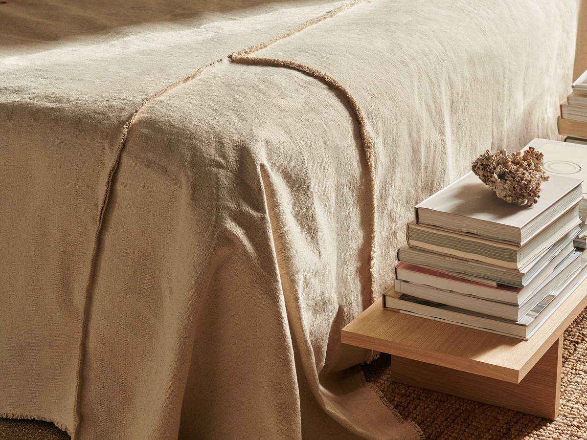 Buy the ferm LIVING Offset Bedspread at nest.co.uk