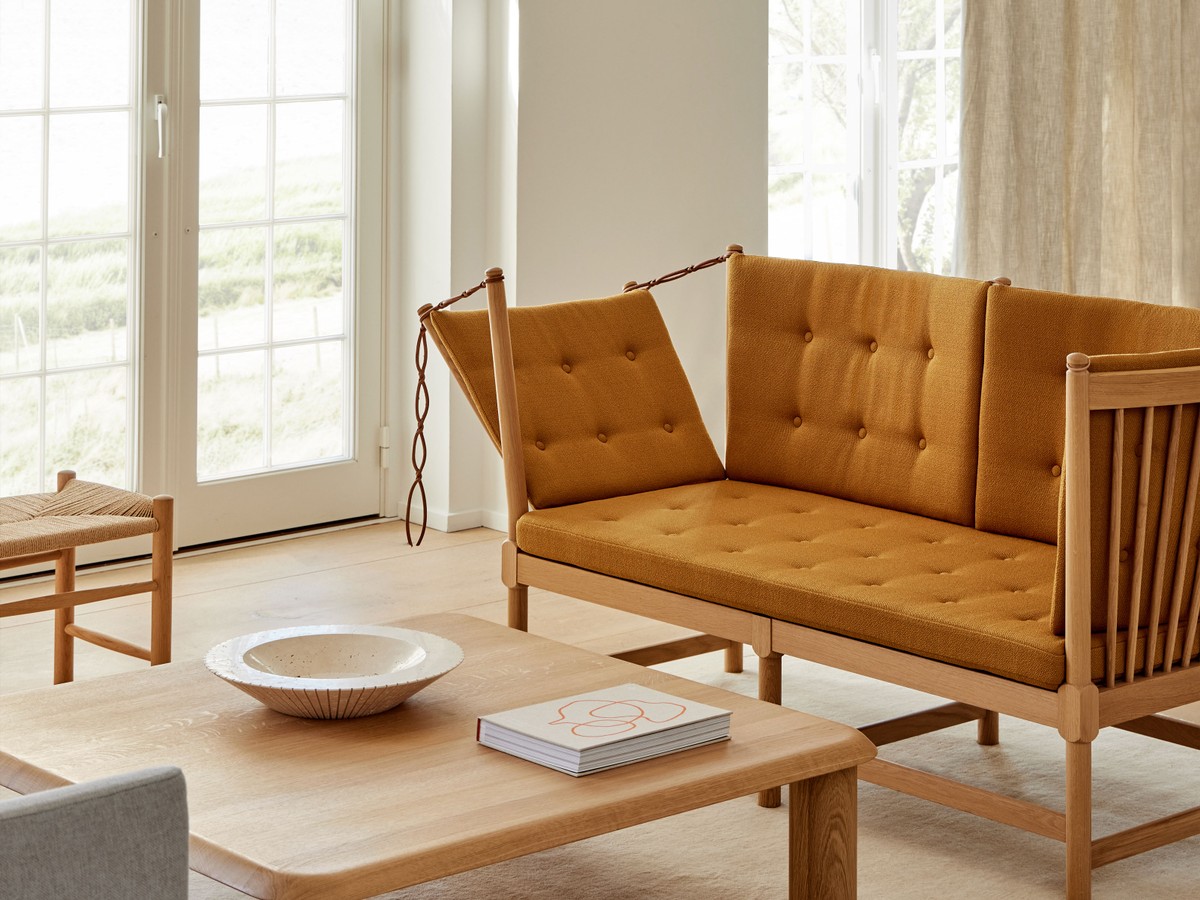 Buy the Fredericia Spoke-back Two Seater Sofa at nest.co.uk