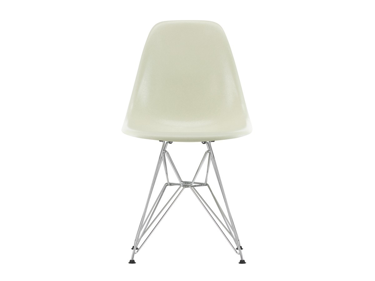 Buy the Vitra DSR Eames Fiberglass Side Chair in Chrome Base at nest.co.uk