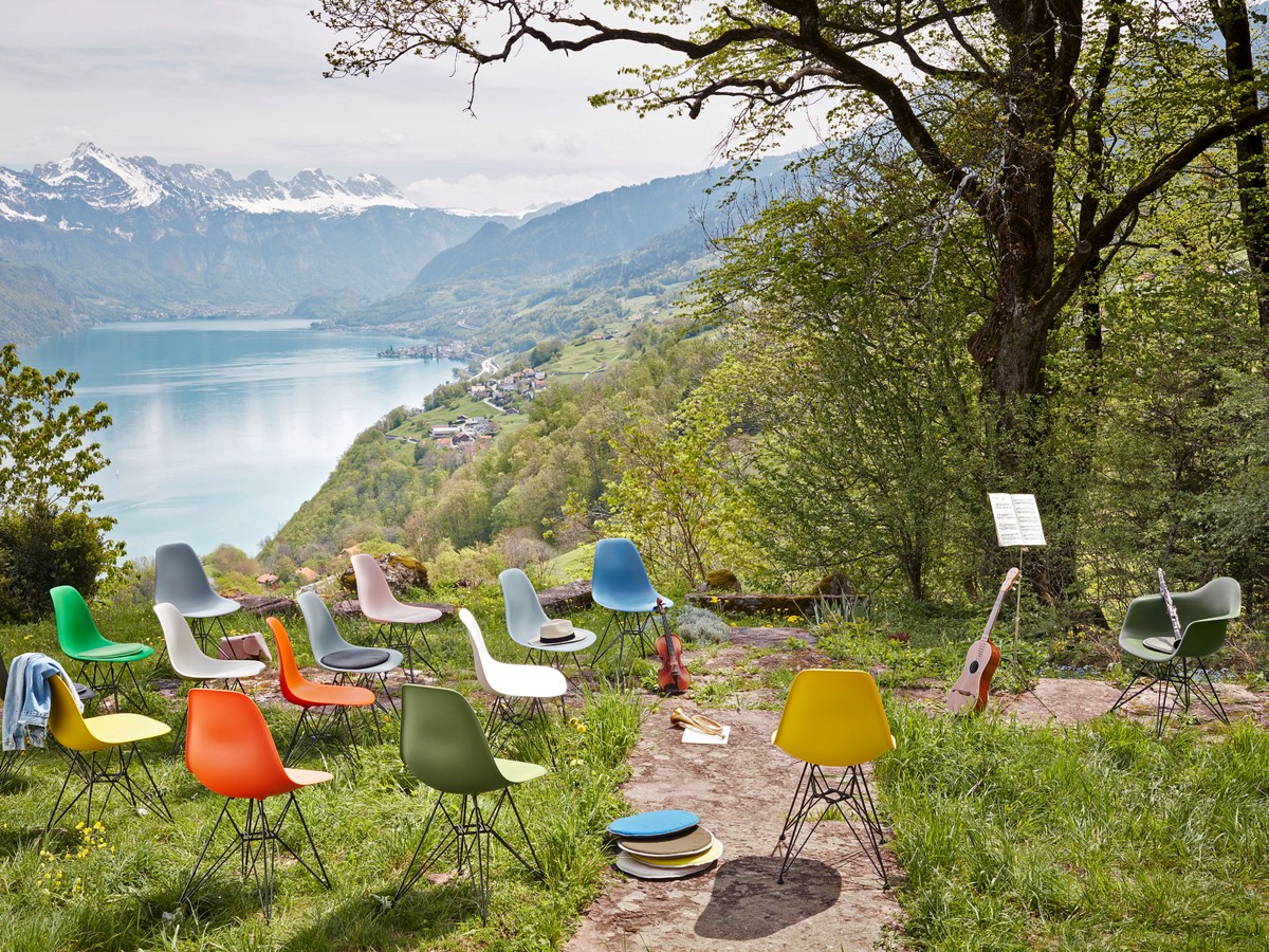 Buy the Vitra DAR Eames Plastic Armchair at nest.co.uk